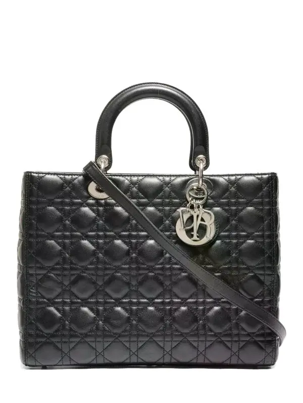 Dior 2005 Lady Tote Bag - Black