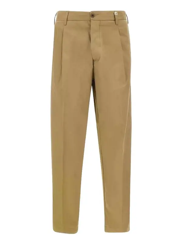 MYTHS Pleated Flap Trousers - Neutrals
