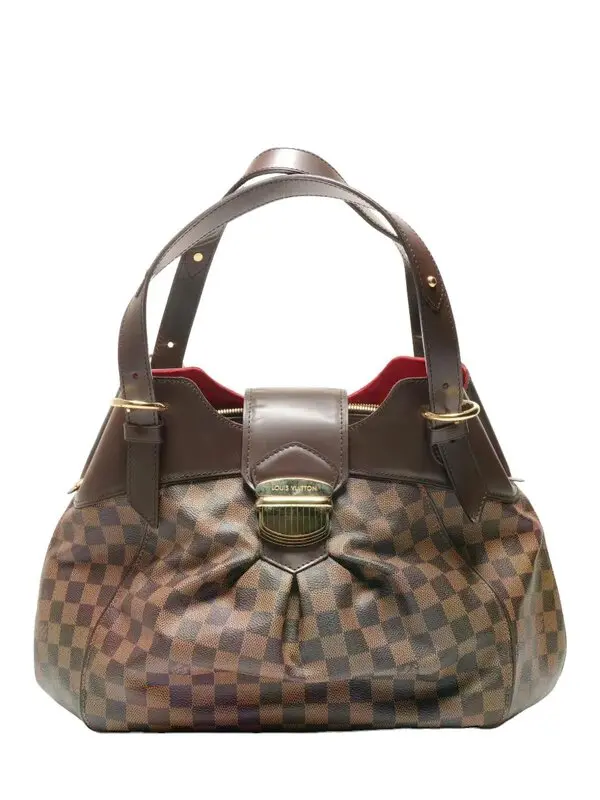 LOUIS VUITTON 2009 Damier Sistina Gm Shoulder Bag - Brown