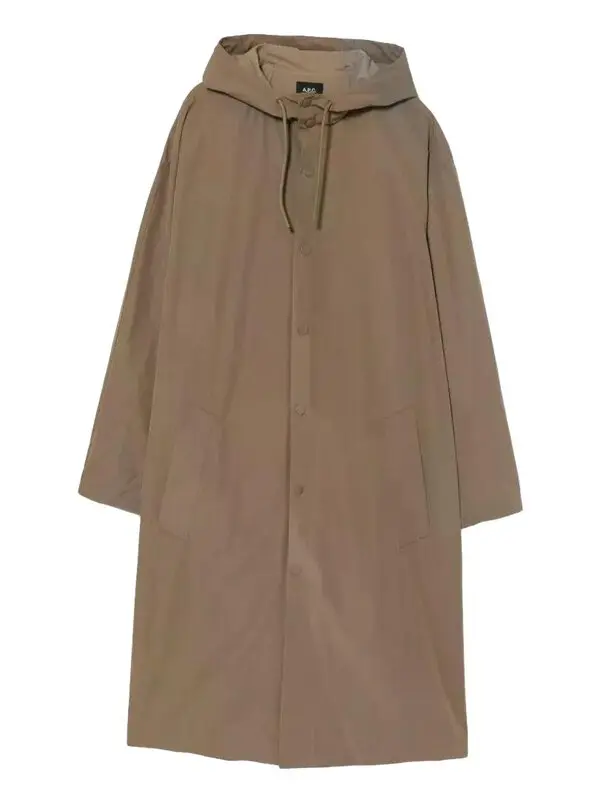 A.p.c. Kim Parka Coat - Neutrals