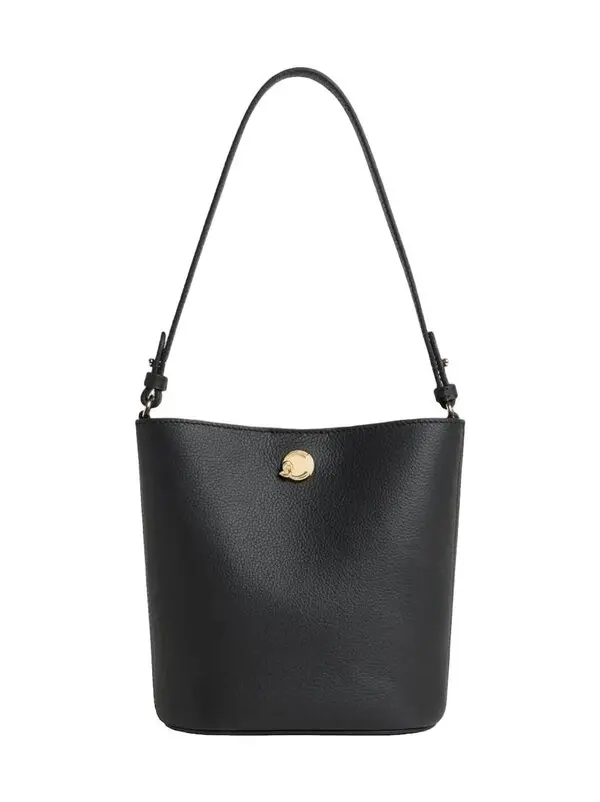 COCCINELLE Mini Nikla Leather Shoulder Bag - Black