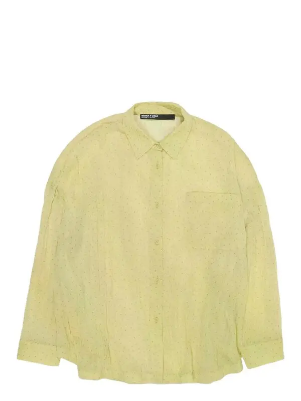 Bimba Y Lola Polka Dot Oversized Shirt - Green