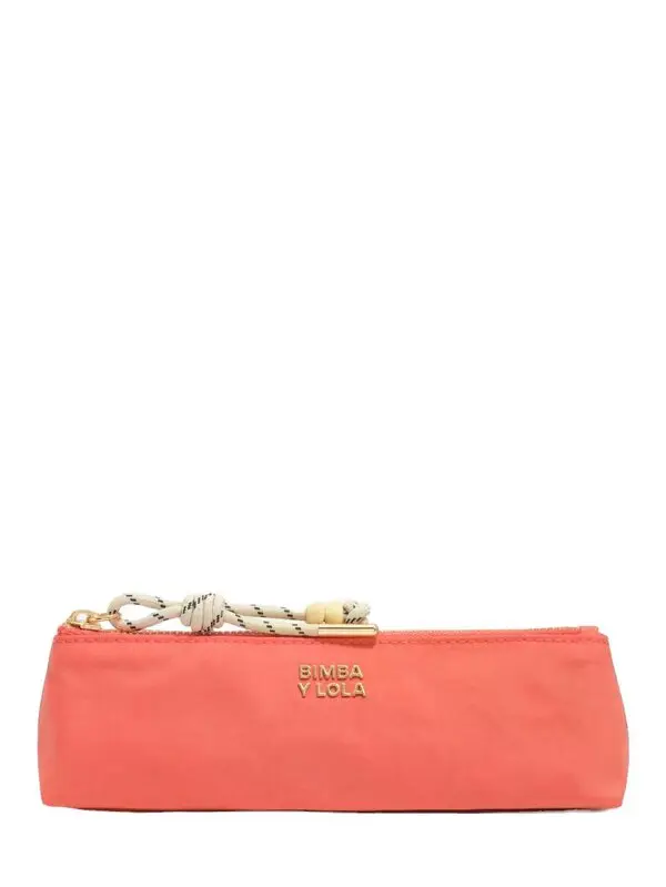 Bimba Y Lola Rope-detail Makeup Bag - Orange