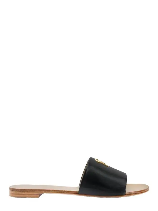 GIUSEPPE ZANOTTI Shirley Flat Sandals - Black