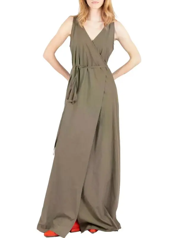 SOCIETE ANONYME 99 V-neck Tie Dress - Green