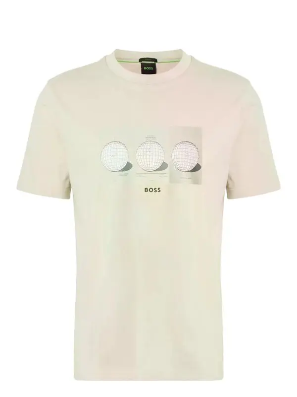 BOSS Print Short-sleeves T-shirt - Neutrals
