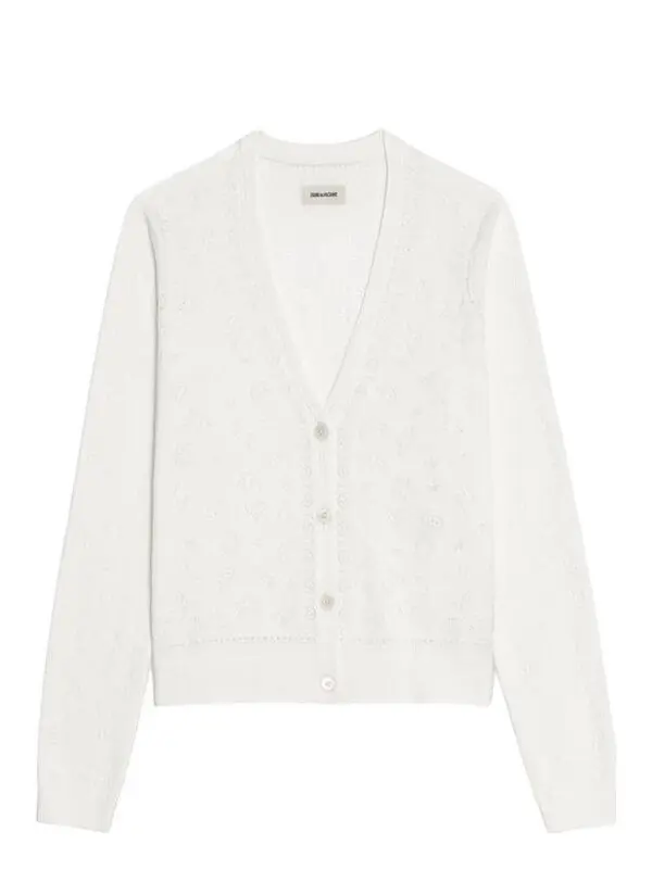 Zadig&Voltaire Manala Cardigan - Eggshell