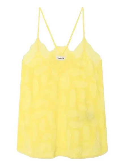 Zadig&Voltaire Christy Silk Camisole - Banana