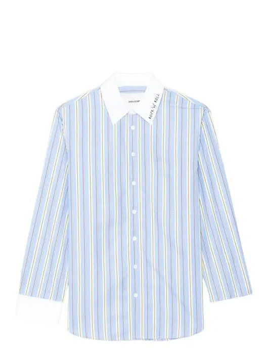 Zadig&Voltaire Striped Poplin Shirt - Sixtine