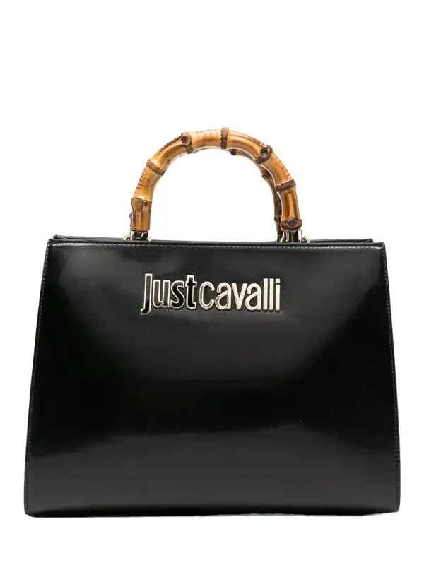 Just Cavalli Logo-detail Tote - Black