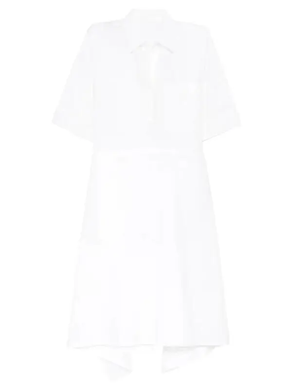 JNBY Short-sleeved Deconstructed Dress - White