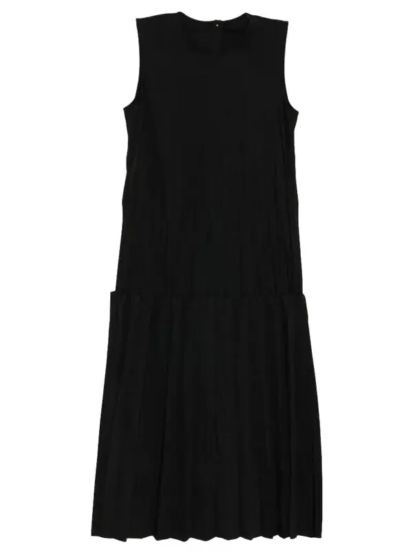 JNBY Pleated Sleeveless Dress - Black