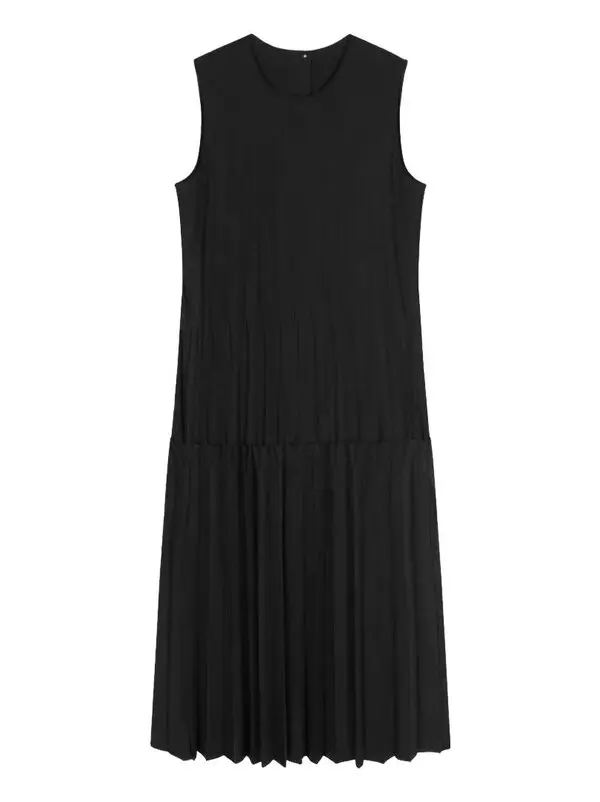JNBY Pleated Sleeveless Dress - Black