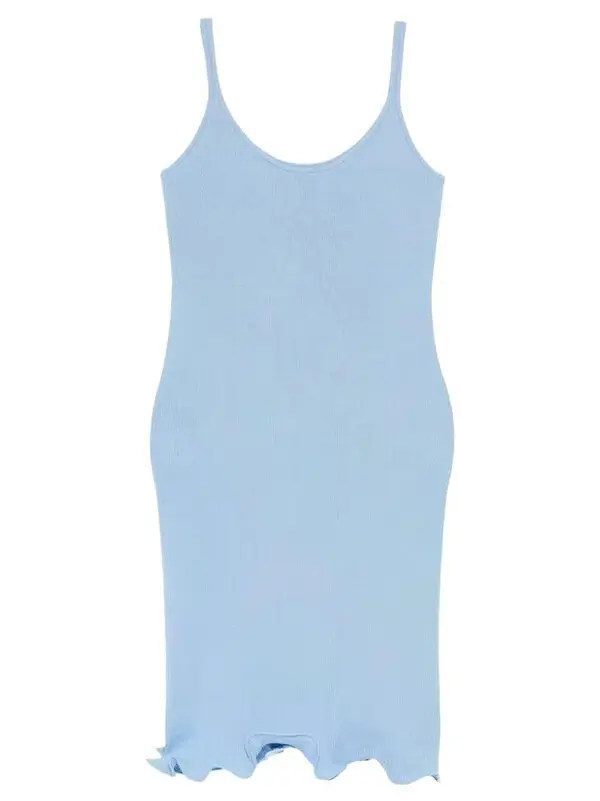 JNBY Mini Dress With Budding Hem - Blue