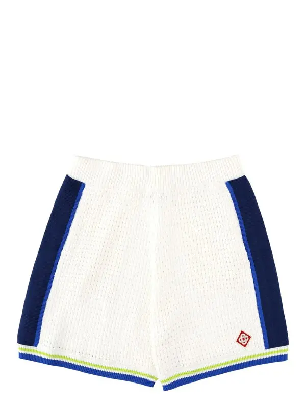 Casablanca Crochet Shorts - White