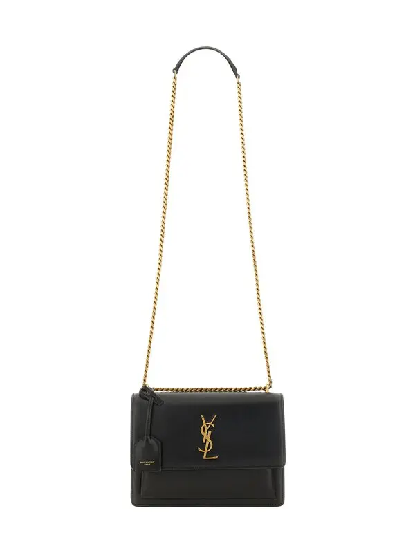 Saint Laurent Sunset Medium Shoulder Bag - Black