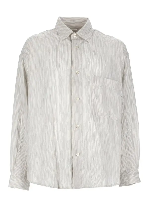 AMISH SUPPLIES Cotton Crinkle Shirt - Beige