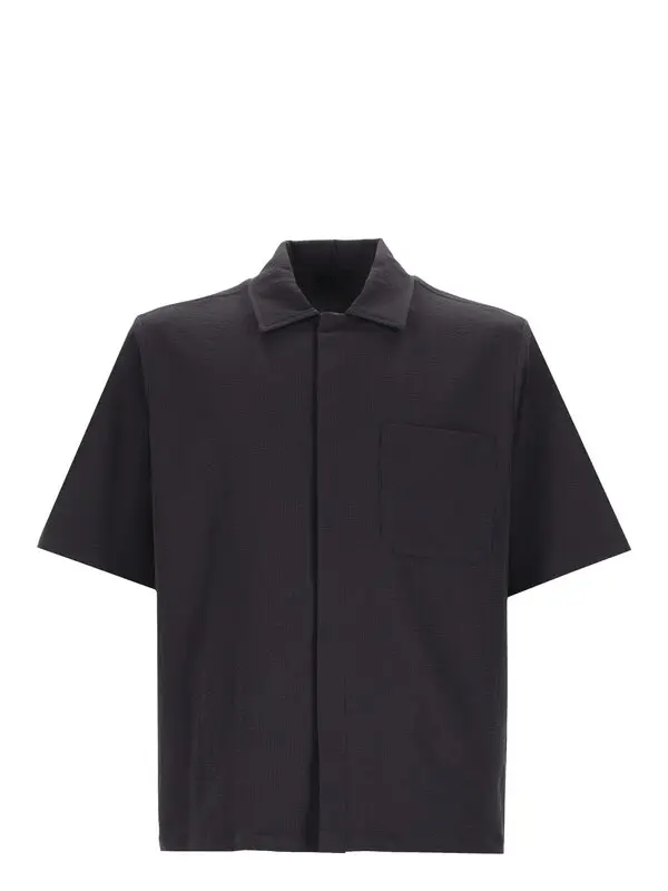 Herno Camicia Con Taschino - Blue