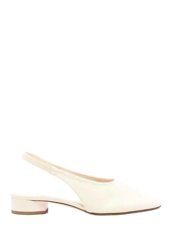 AeydĒ Dua Backstrap Leather Pumps - Neutrals