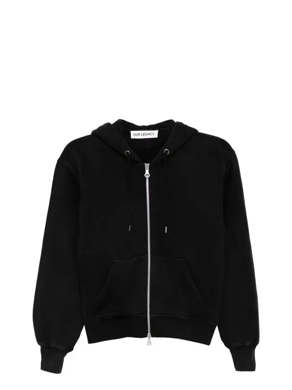 Our Legacy Zip-fastening Hoodie - Black