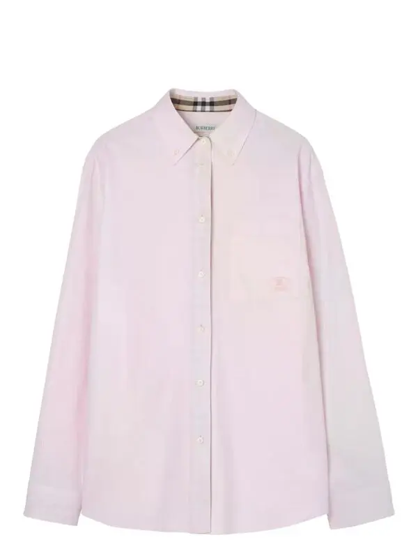 Burberry Relaxed Fit Cotton Oxford Shirt - Pink