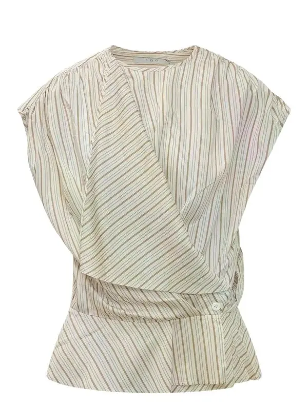IRO PARIS Striped Top - Neutrals