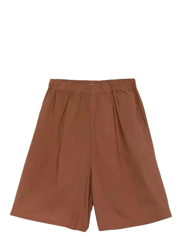 Imperial Elasticated-waistband Shorts - Brown