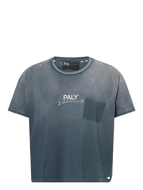 PALY HOLLYWOOD Core Logo-print Cotton T-shirt - Black