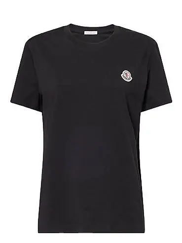 Moncler Logo-embroidered Cotton-jersey T-shirts Pack Of Three - Miscellaneous