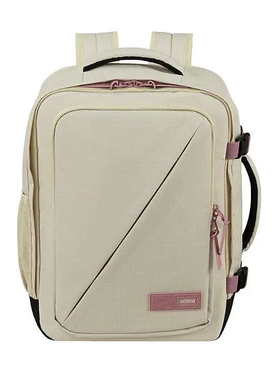 AMERICAN TOURISTER Woven Cabin Backpack - Coconut Sandmauve