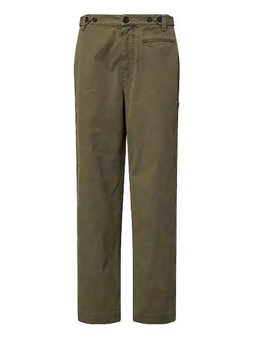 JW Anderson Cotton Cargo Trousers - Khaki