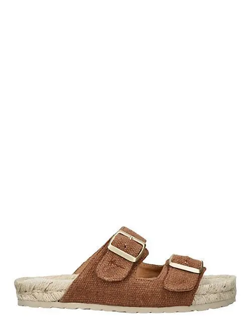 Manebí Hamptons Nordic Canvas Sandals - Rust