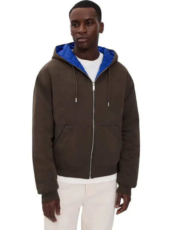 Canada Goose Reversible Zip Up Hoodie - Terra/azurite Blue