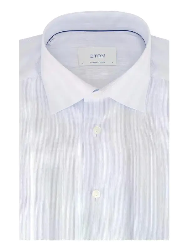 Eton Stripe-pattern Shirt - Blue