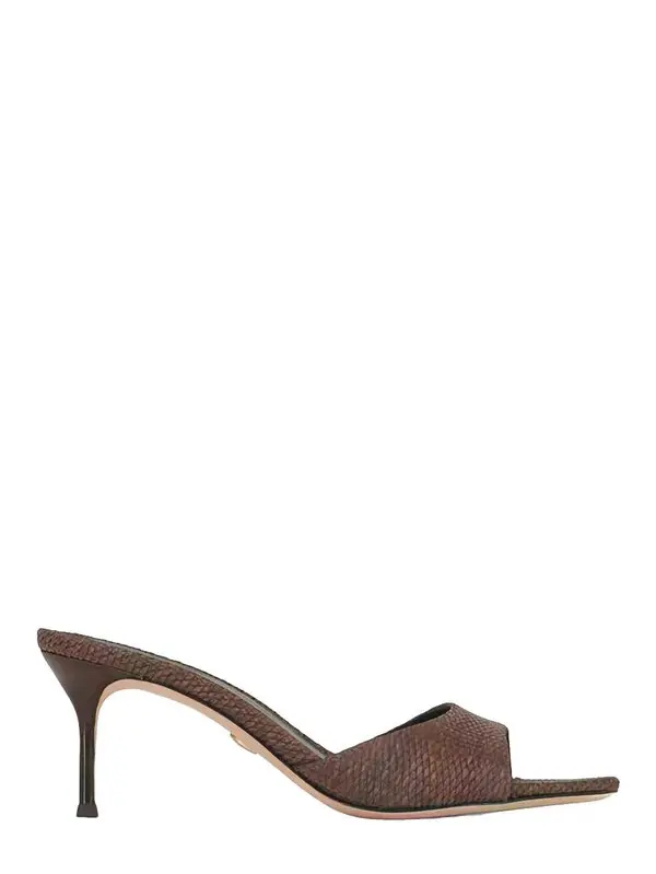 Veronica Beard Raffia Sandals - Brown