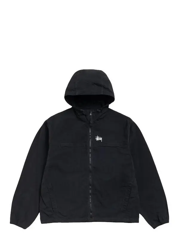 StÜssy Lightweight Hooded Jacket - Black