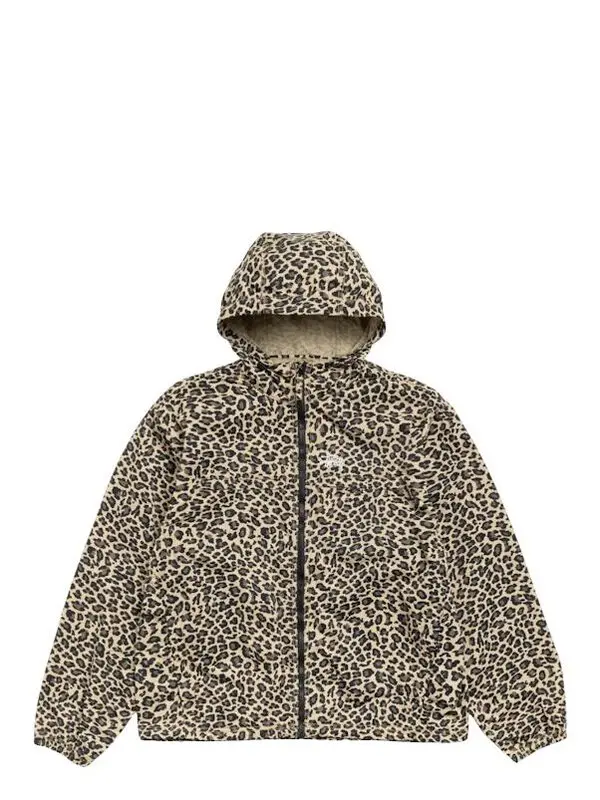 StÜssy Lightweight Hooded Jacket - Cheetah