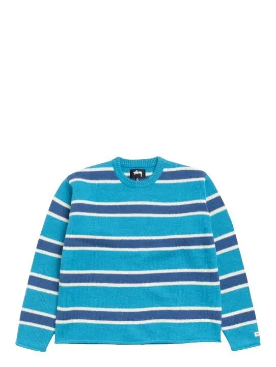 StÜssy Striped Wool Sweater - Blue