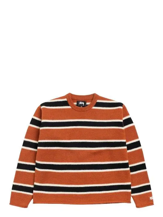 StÜssy Striped Wool Sweater - Umber