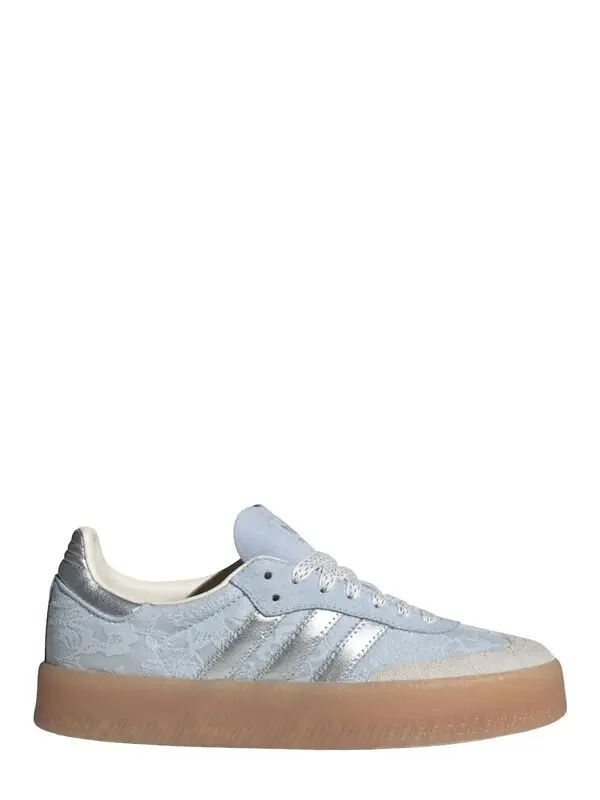 Adidas Sambae Liberty London Sneakers - Crystal Sky Blue/silver Metallic/chalk White