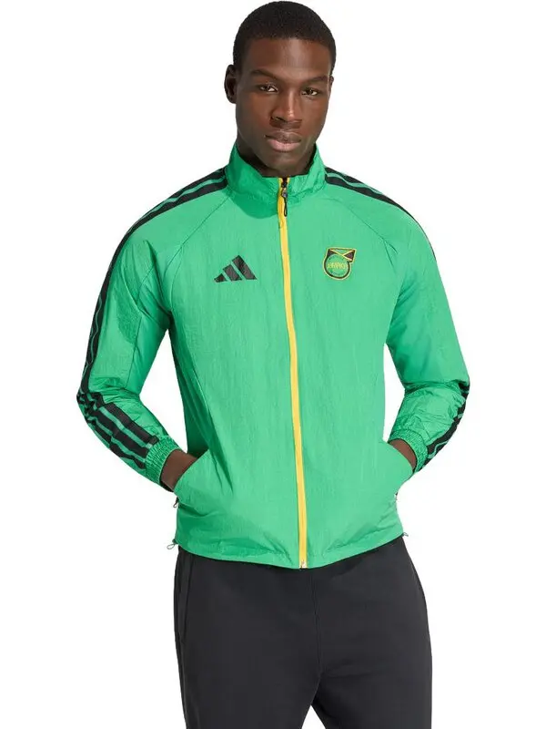 Adidas Jamaica X Bob Marley Home Anthem Jacket - Vivid Green