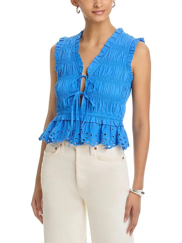 Rails Martine Top - Harbor Blue