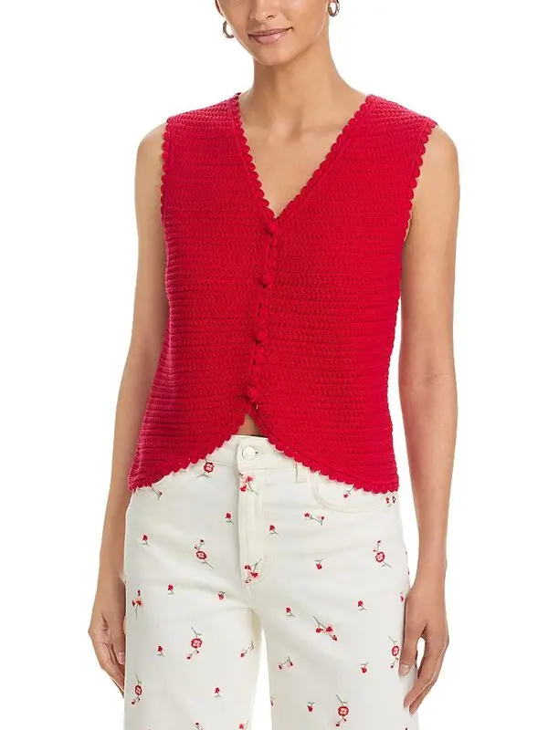 Rails Calypso Knit Top - Scarlet