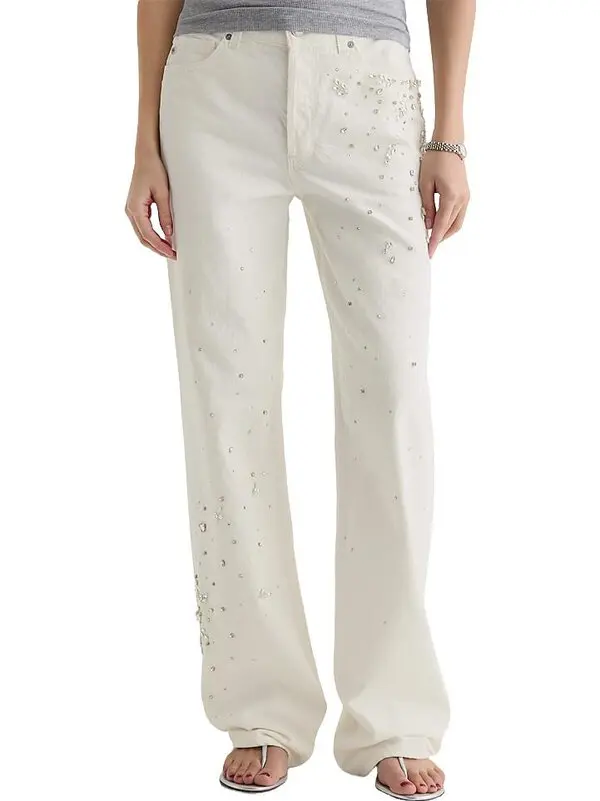 Ag Billie High-rise Straight Jeans - Opal Radiance