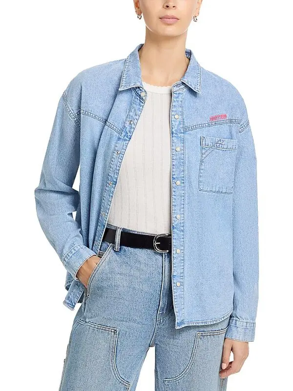 MOTHER The Big Splash Denim Shirt - Wake And Lake