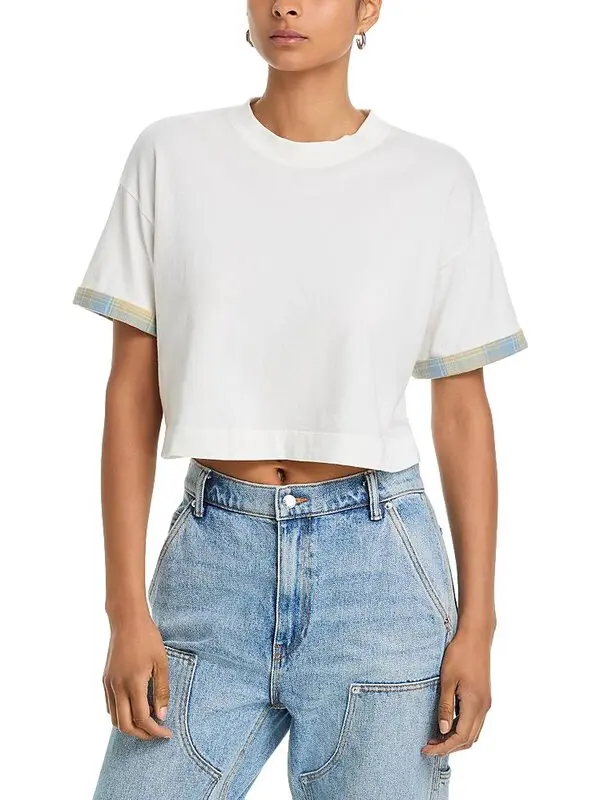 ASKK NY Combo Cuff Tee - Ivory