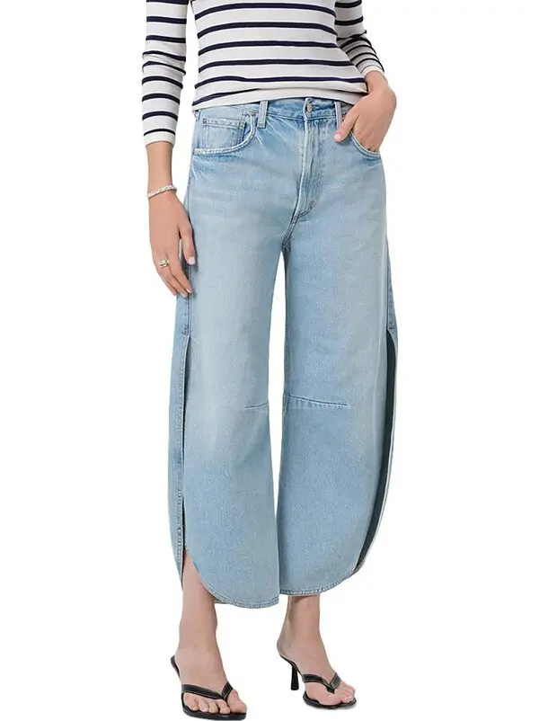 Citizens Of Humanity Tulip High-rise Curved Hem Jeans - Somersault