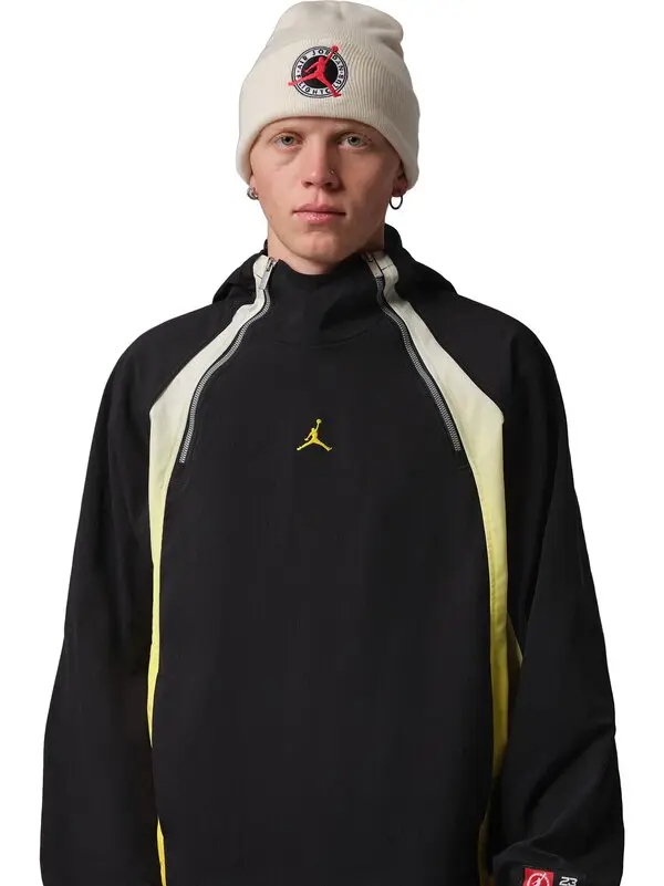 JORDAN Flight Lightweight Half-zip Hoodie - Black