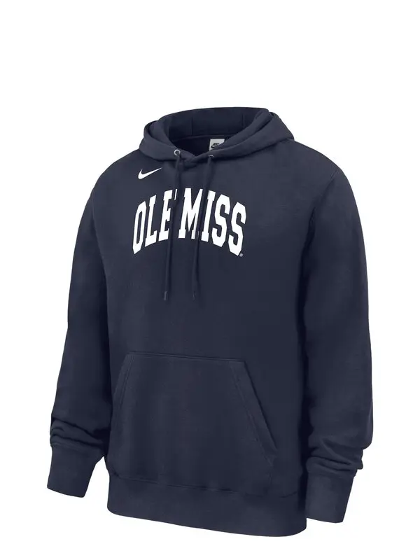 Nike Ole Miss Rebels Fleece Hoodie - Blue