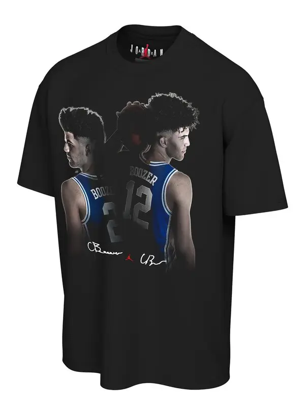 JORDAN Cayden Boozer And Cameron Boozer T-shirt - Black